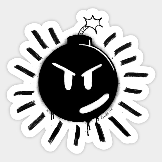 Sex Bob Omb In Black Scott Pilgrim Vs The World Sticker Teepublic